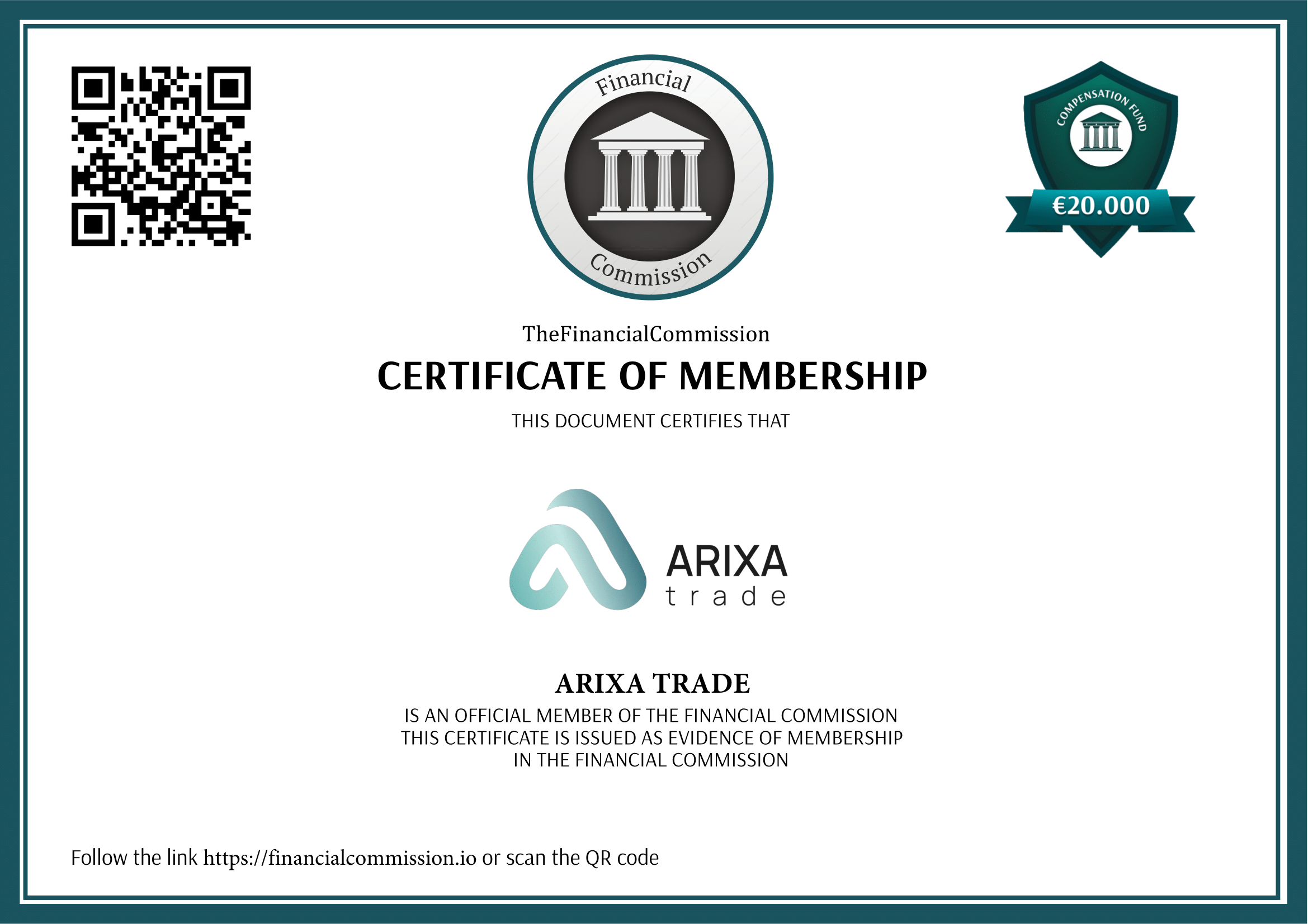 Arixa Trade - Financial Commission